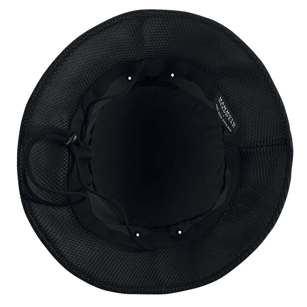 Black Performance Bucket Hat: Lightweight Sun Gear