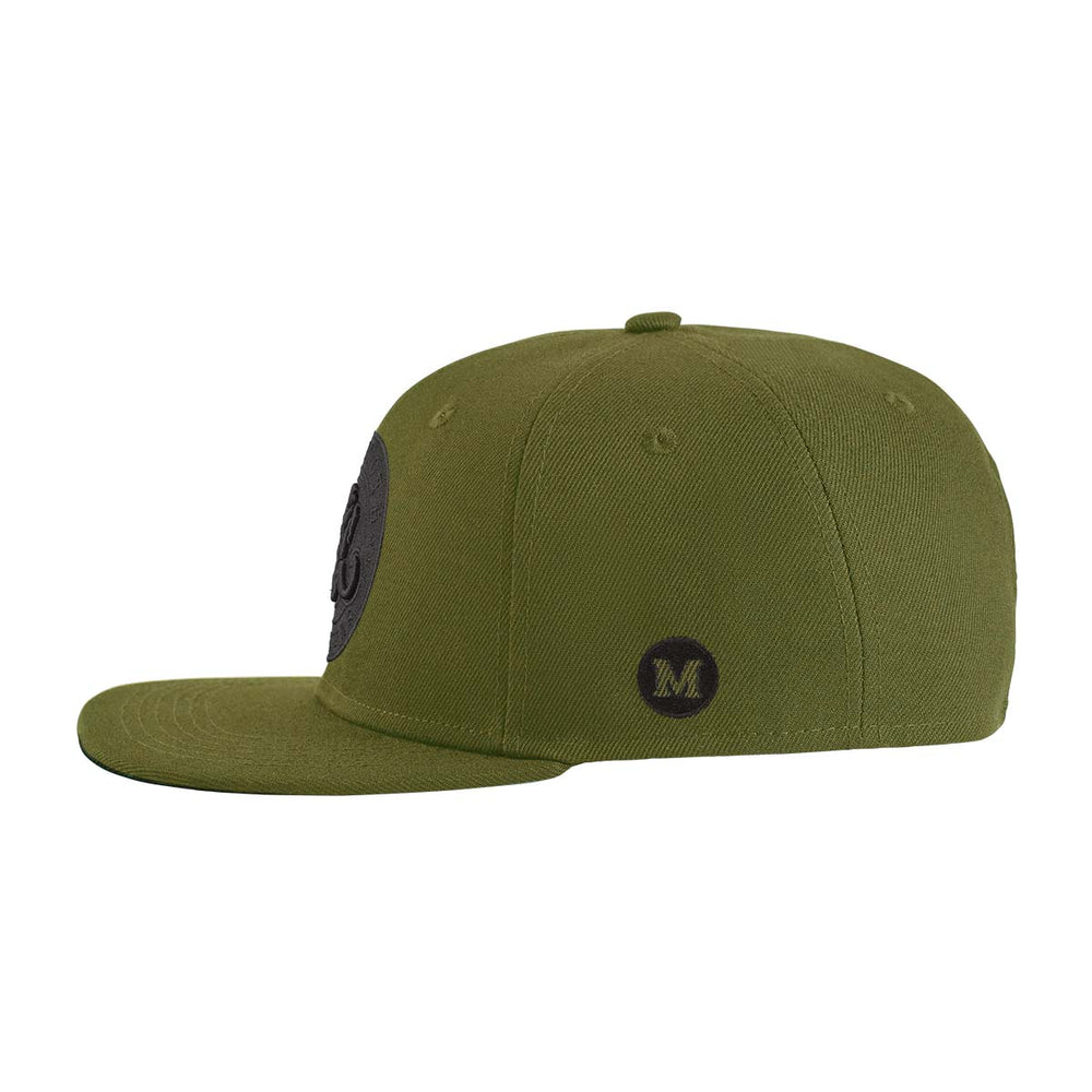 Classic Olive Snapback Hat for Any Occasion