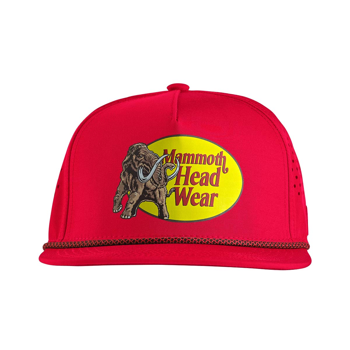 Mammoth Rope Pro Hat - Red: Bold and Durable Design