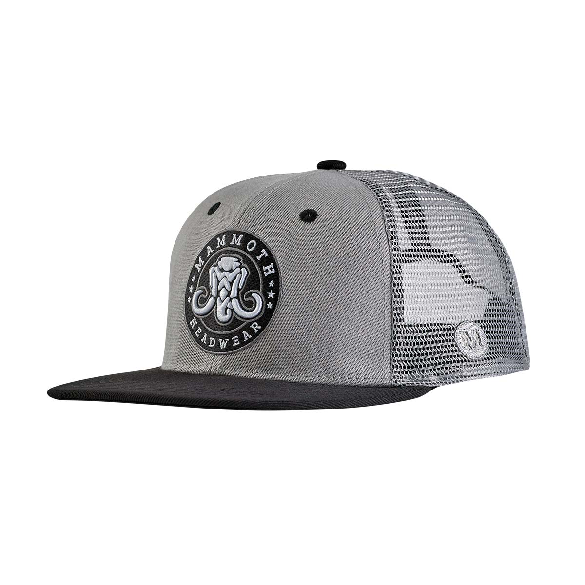 Grey Trucker Hat - Classic Look - Ideal for Large Heads