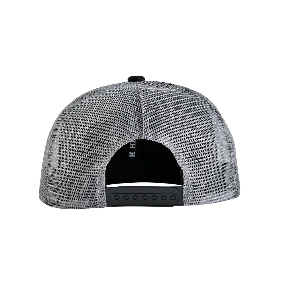 Grey Trucker Hat - Classic Look - Ideal for Large Heads - Mammoth Headwear