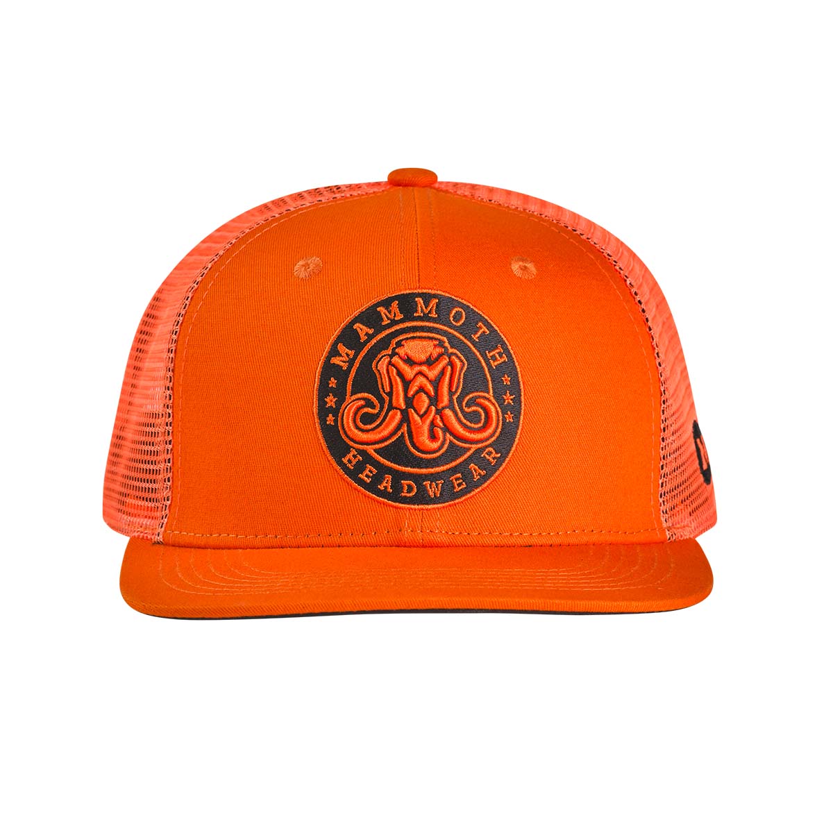 Hunter Orange Classic Trucker Hat. Made for Big Heads!