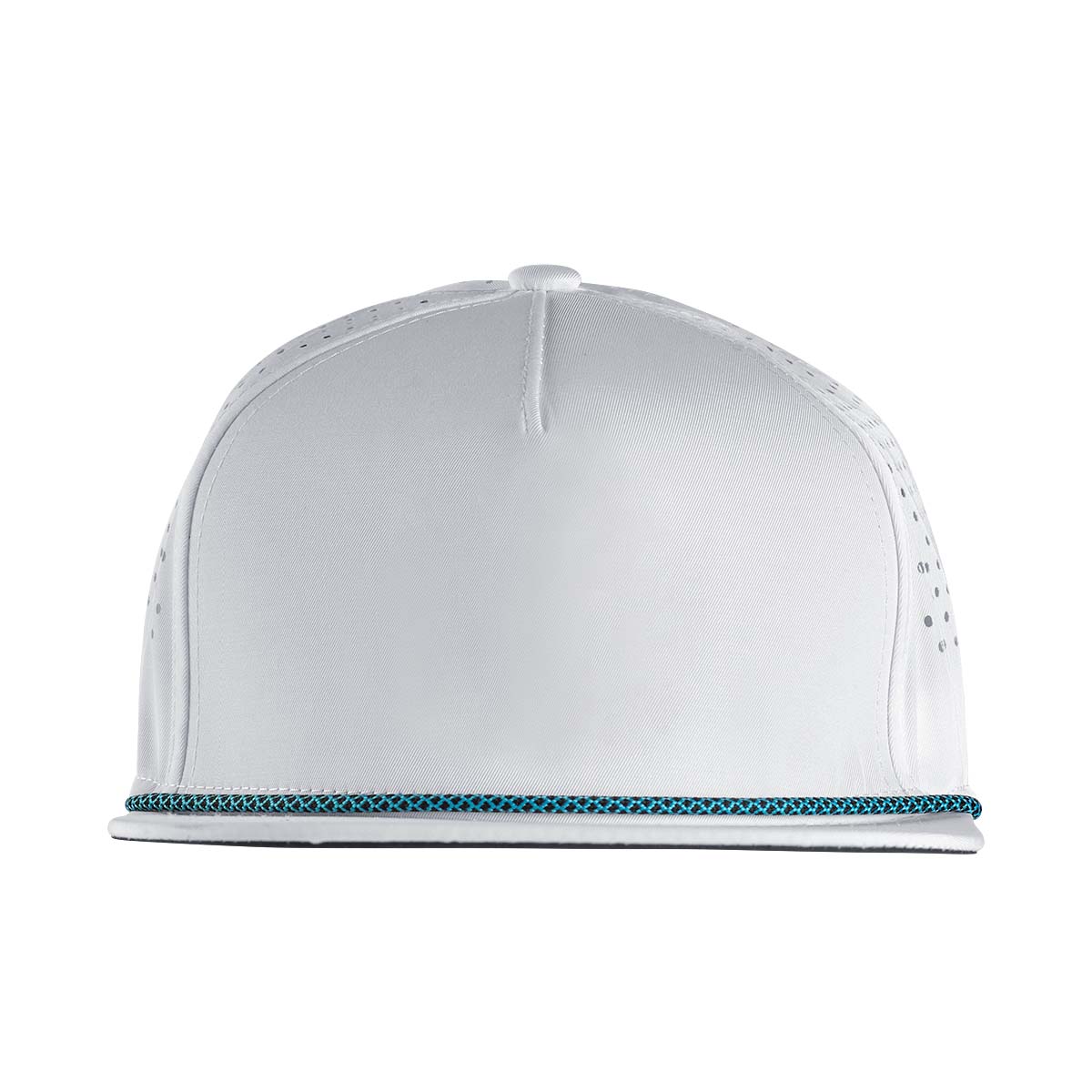 White Blank Rope Hat - Sleek Simplicity & Comfort