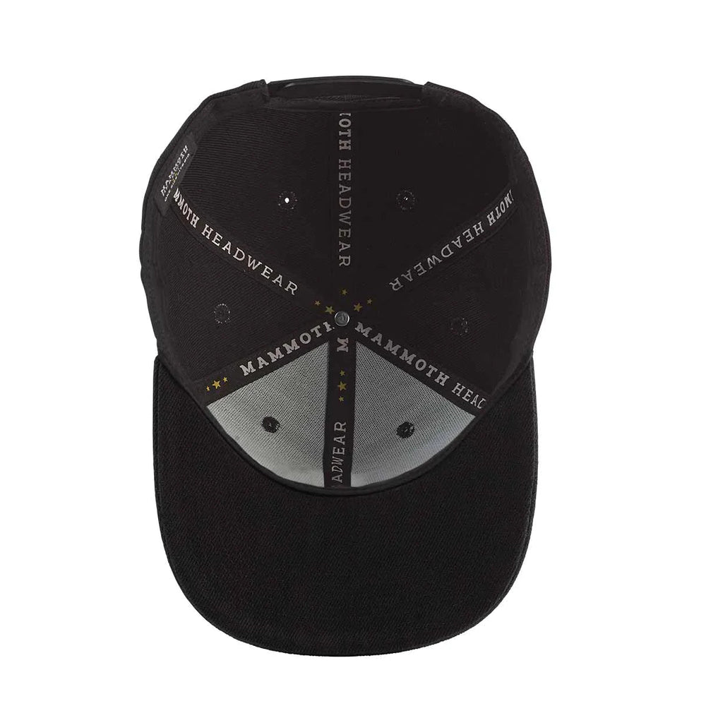 Mammoth Classic Snapback | Blacked Out design | XXL