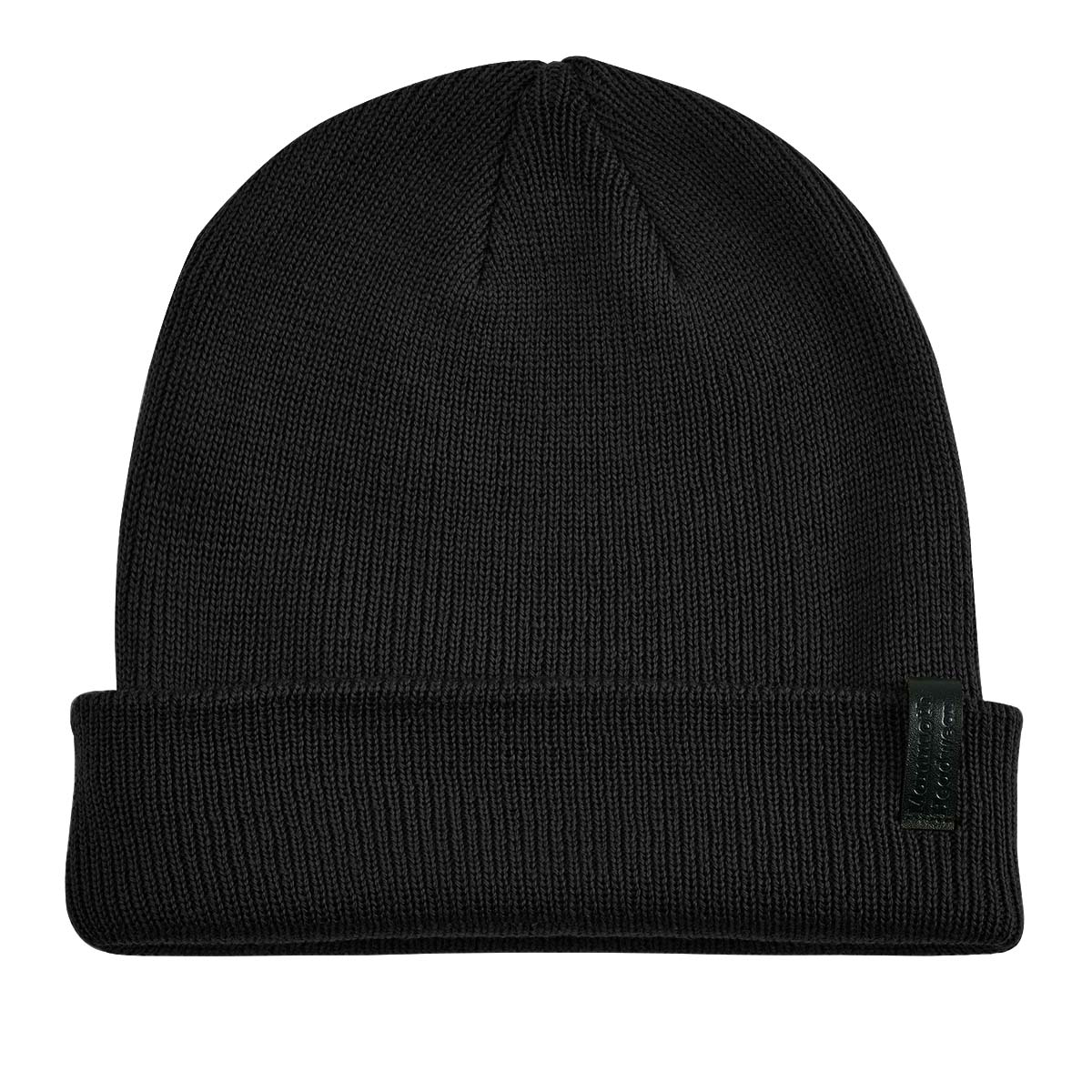 XL Beanie in Classic Merino - Black, Warm & Comfortable