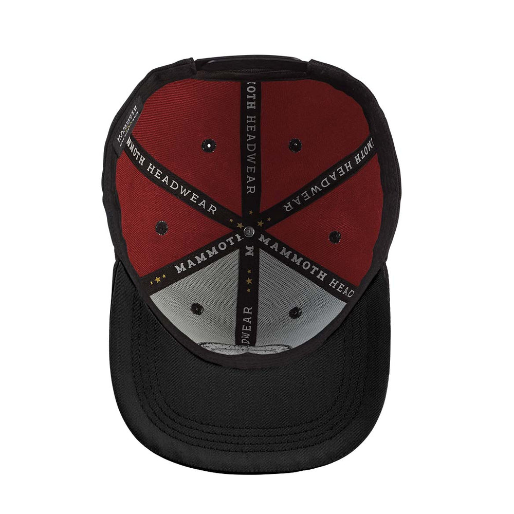 Classic Snapback - Red: Comfortable Hat for Big Heads