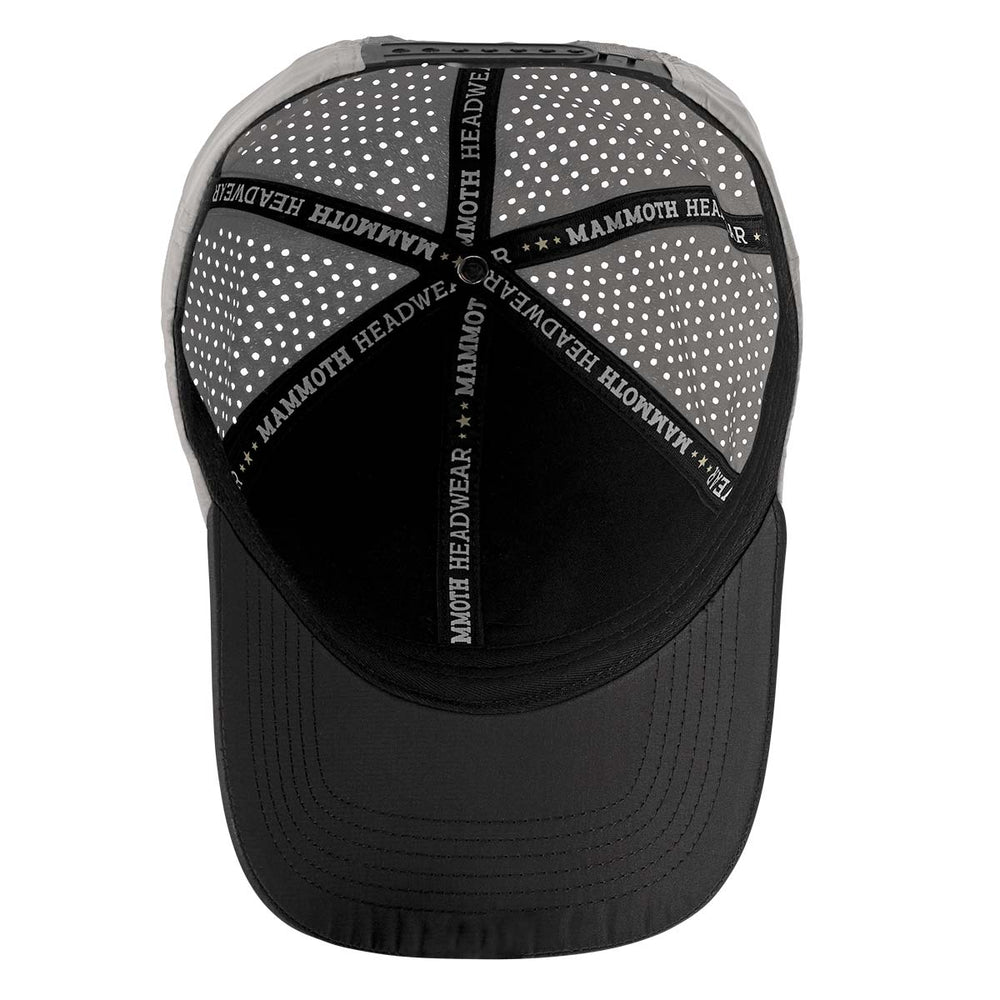 Grey Performance Snapback for Big Heads – Adjustable Fit