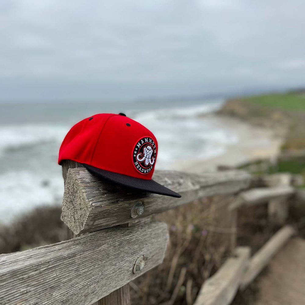 Classic Snapback - Red: Comfortable Hat for Big Heads