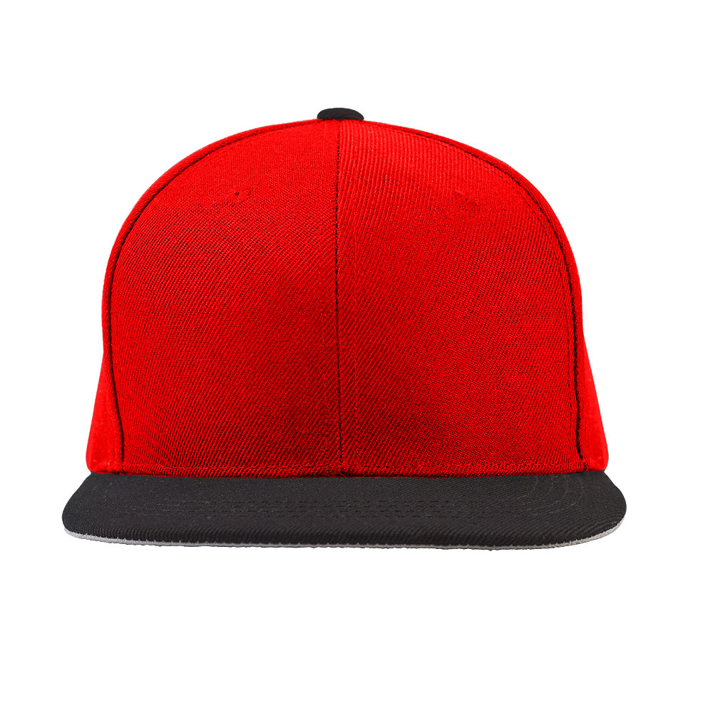 Red Blank Snapback for Big Heads – Adjustable Fit
