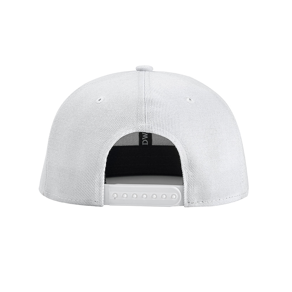Clean White Blank Snapback Cap - Effortless Style