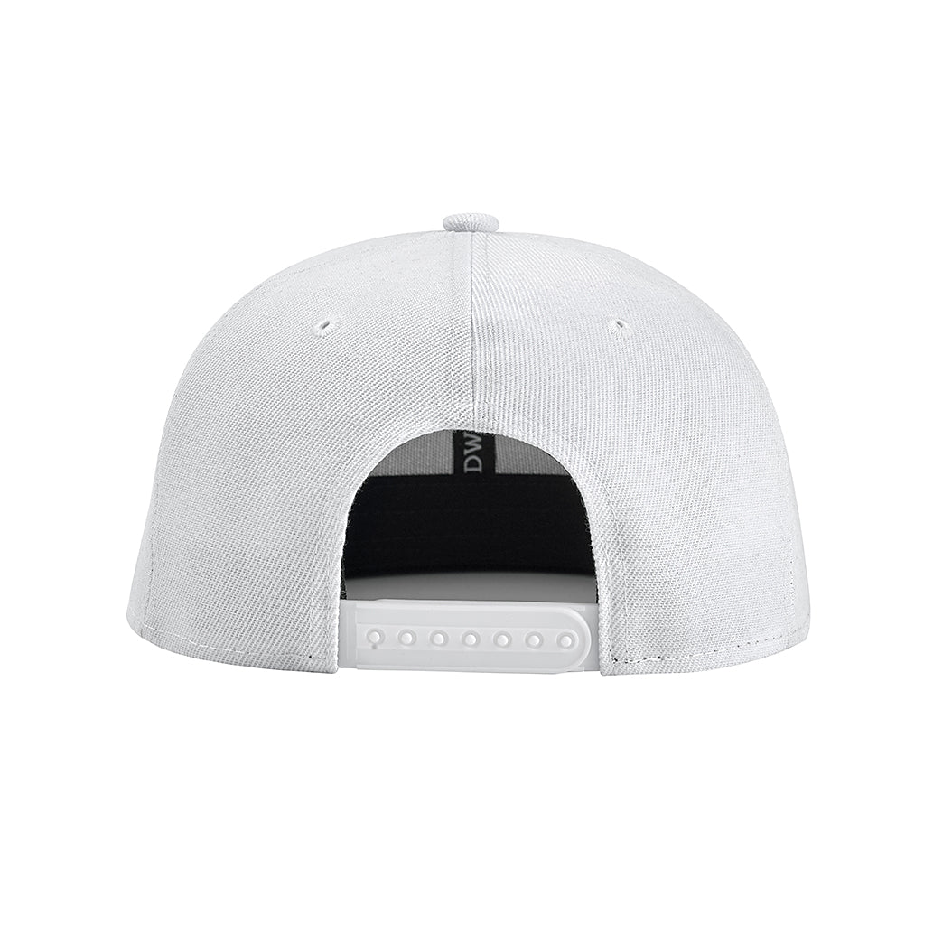 Clean White Blank Snapback Cap - Effortless Style